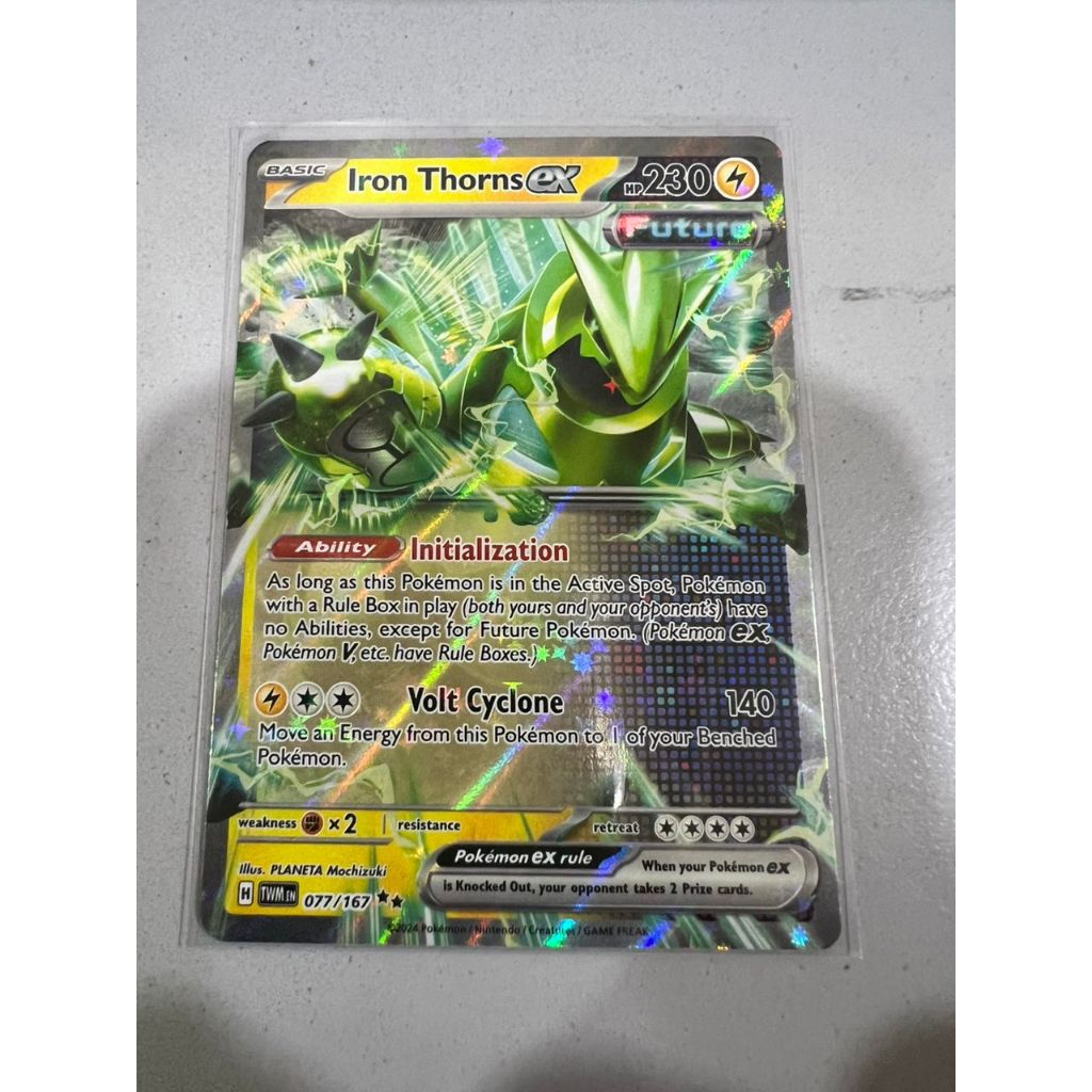 POKEMON TCG Iron Thorns ex - 077/167 - Ultra Rare Twilight Masquerade Singles | Shopee Malaysia