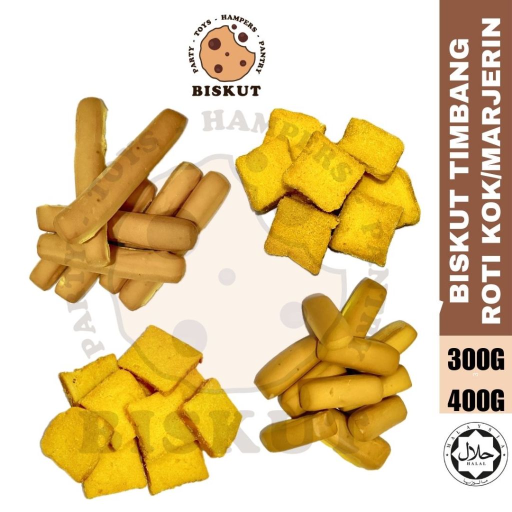 Biskut Timbang 400g/Roti Marjerin/Roti Biskut/Mini Marjerin/Big ...