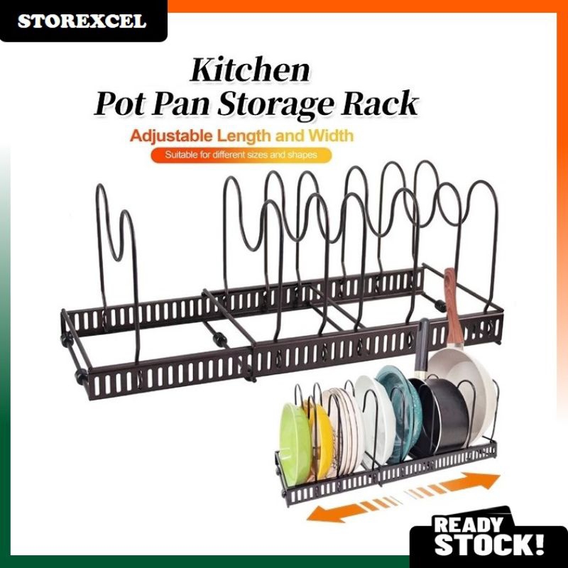 RAK STORAN KUALI | Rak Simpan Periuk Masak | Tempat Letak Penutup Kuali ...