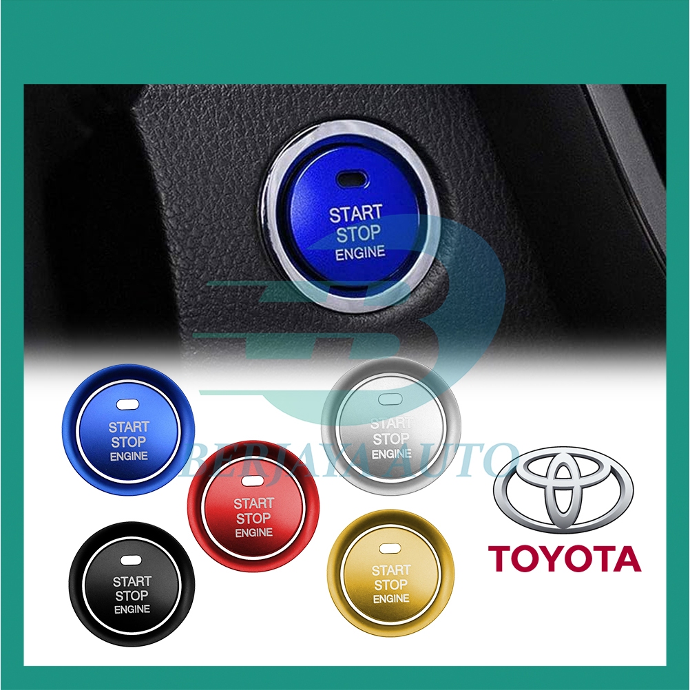 Toyota Camry XV50 Push Start Button Lining Ring & Cover Berjaya Auto ...