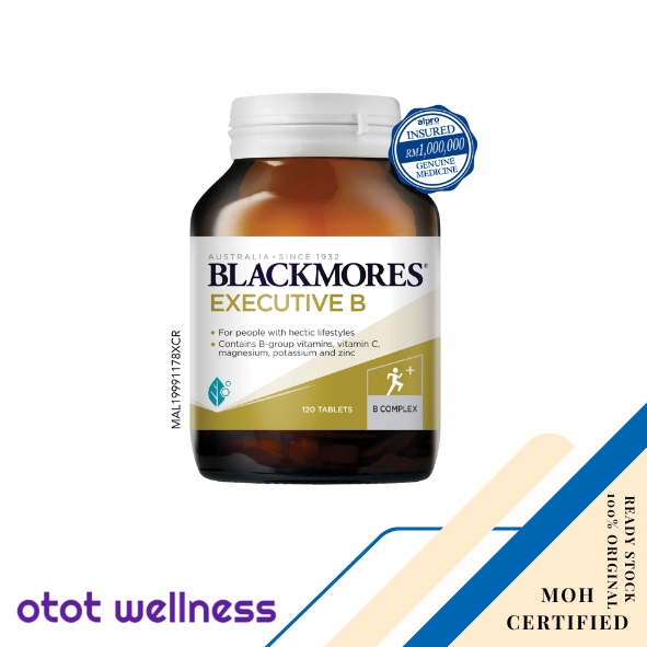 Blackmore Executive B Vitamin B Tenaga Stress 120”s | Shopee Malaysia