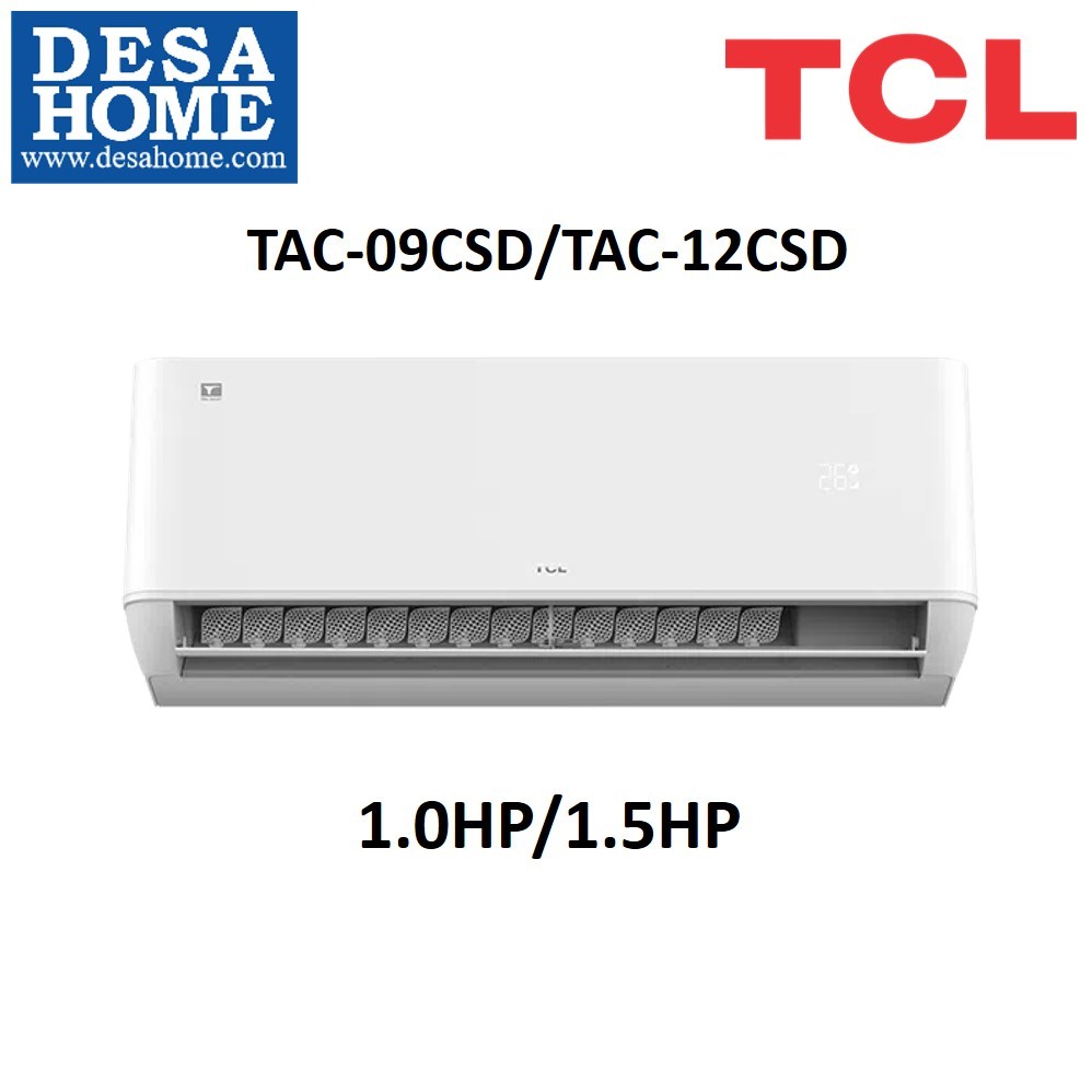 (FREE SHIPPING) TCL 1.0HP / 1.5HP BreezeIN Series R32 Inverter Air ...