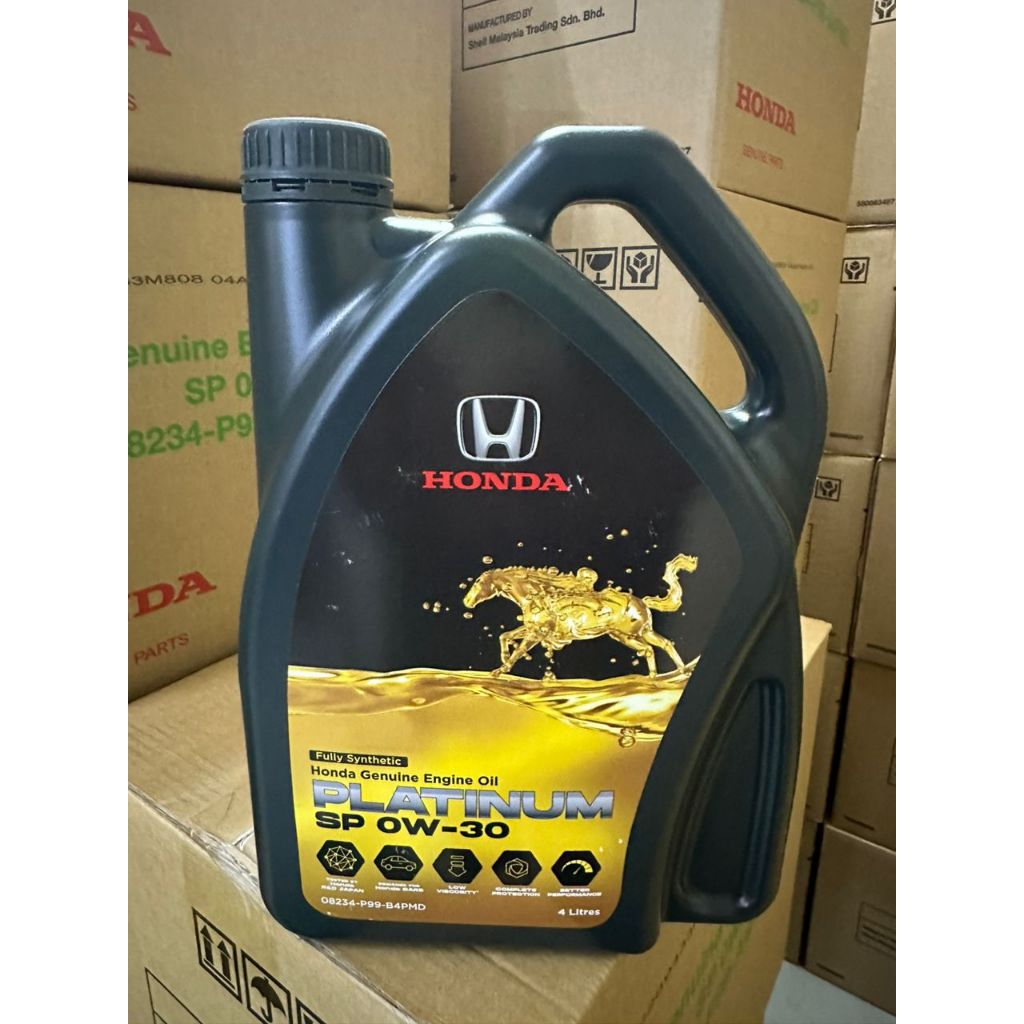 HONDA GENUINE ENGINE OIL 100% ORIGINAL 0W-30 ( NEW PACKAGING ) | Shopee ...