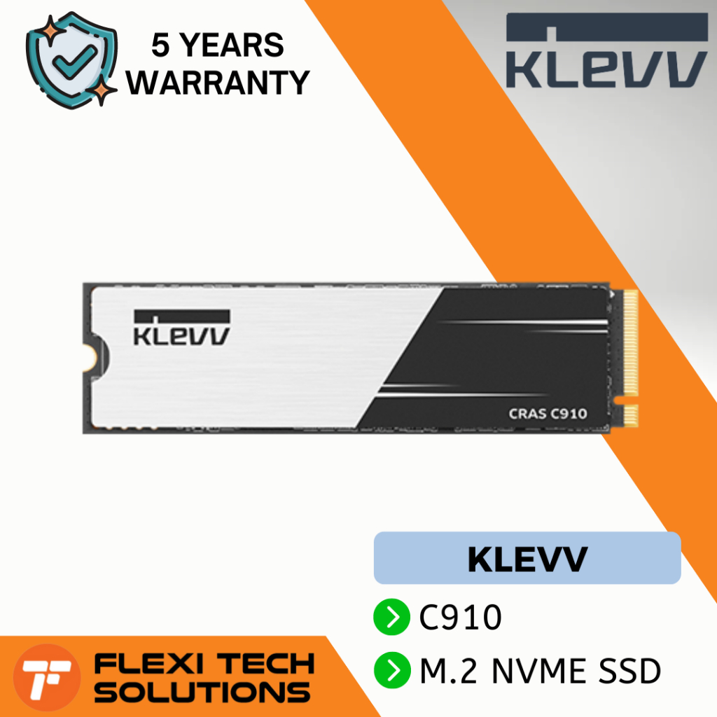 Flexi Tech KLEVV C910 M.2 NVMe PCIe Gen4x4 SSD - 500GB / 1TB / 2TB ...