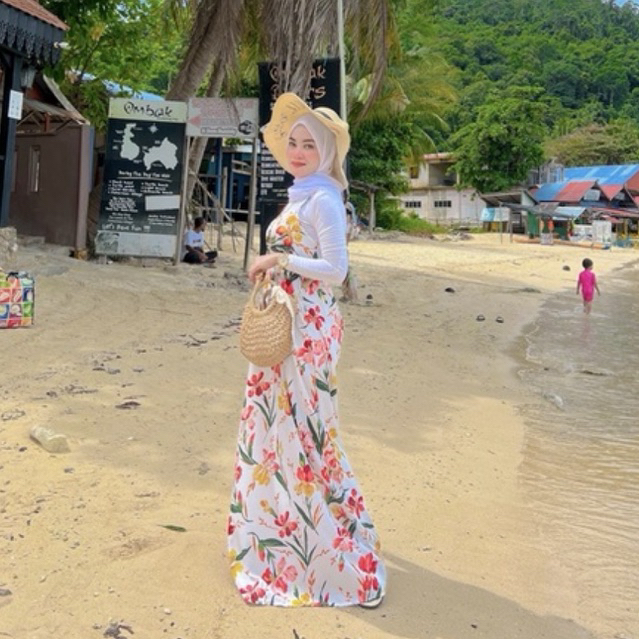 🇲🇾DRESS TALI HALUS OOTD PANTAI @ IBU MENGANDUNG | Shopee Malaysia