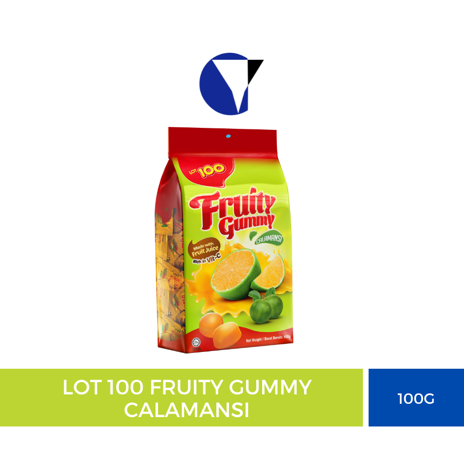 LOT 100 FRUITY GUMMY (100G) | Shopee Malaysia