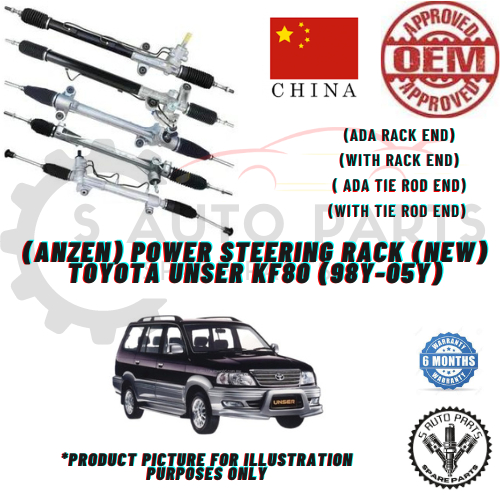 TOYOTA UNSER KF80 (98Y-05Y) POWER STEERING GEAR RACK -BRAND 100% OEM ...