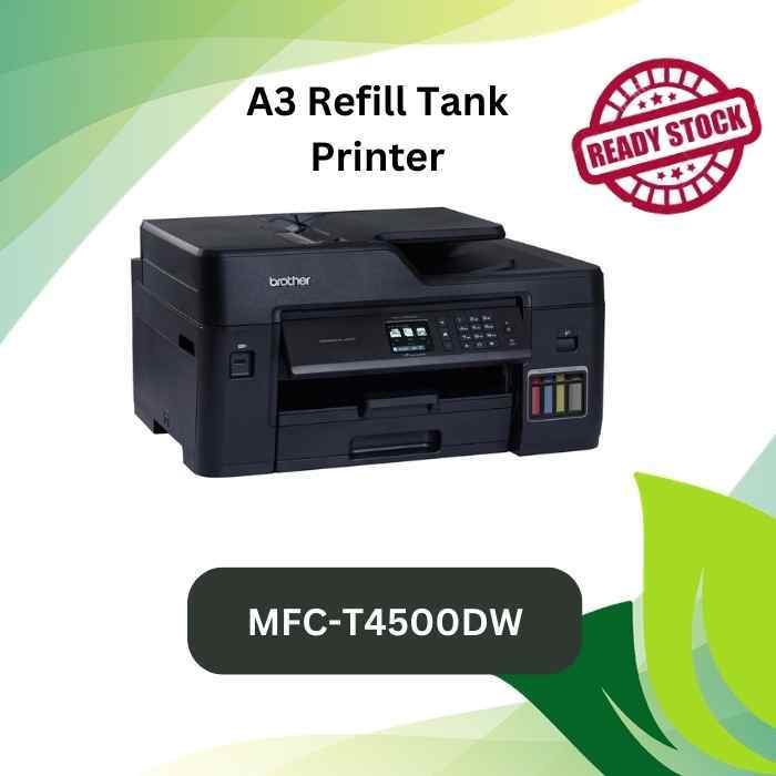 Brother MFC-T4500DW Ink Tank Printer T4500 A3 sized printer | Shopee ...
