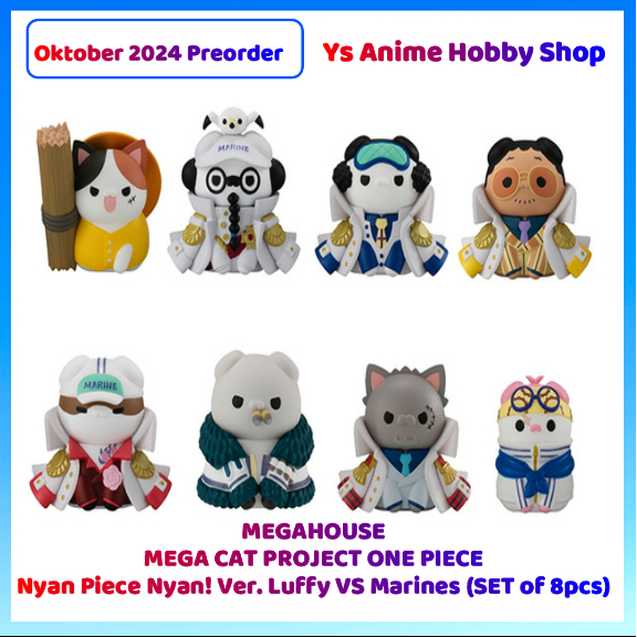 【Oktober 2024 Preorder】MEGAHOUSE MEGA CAT PROJECT ONE PIECE Nyan Piece ...