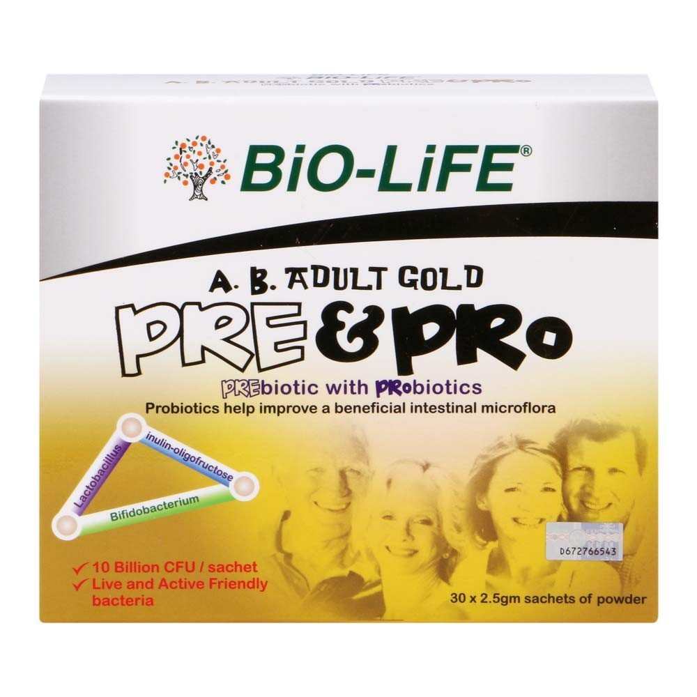 Bio-Life A.B. Adult Gold Pre & Pro 30 Sachets (Biolife) | Shopee Malaysia