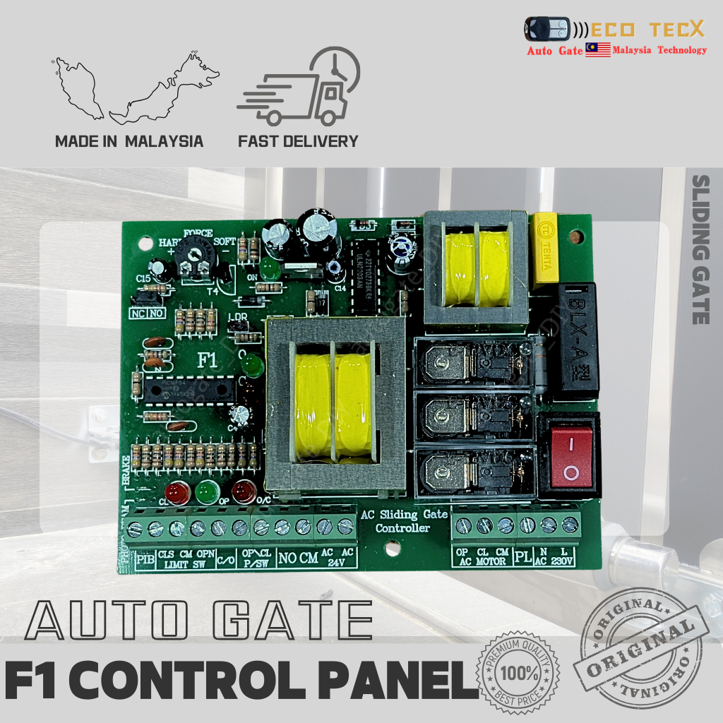 F1 AUTO GATE CONTROL PANEL BOARD FOR AC SLIDING AUTO GATE SYSTEM ...