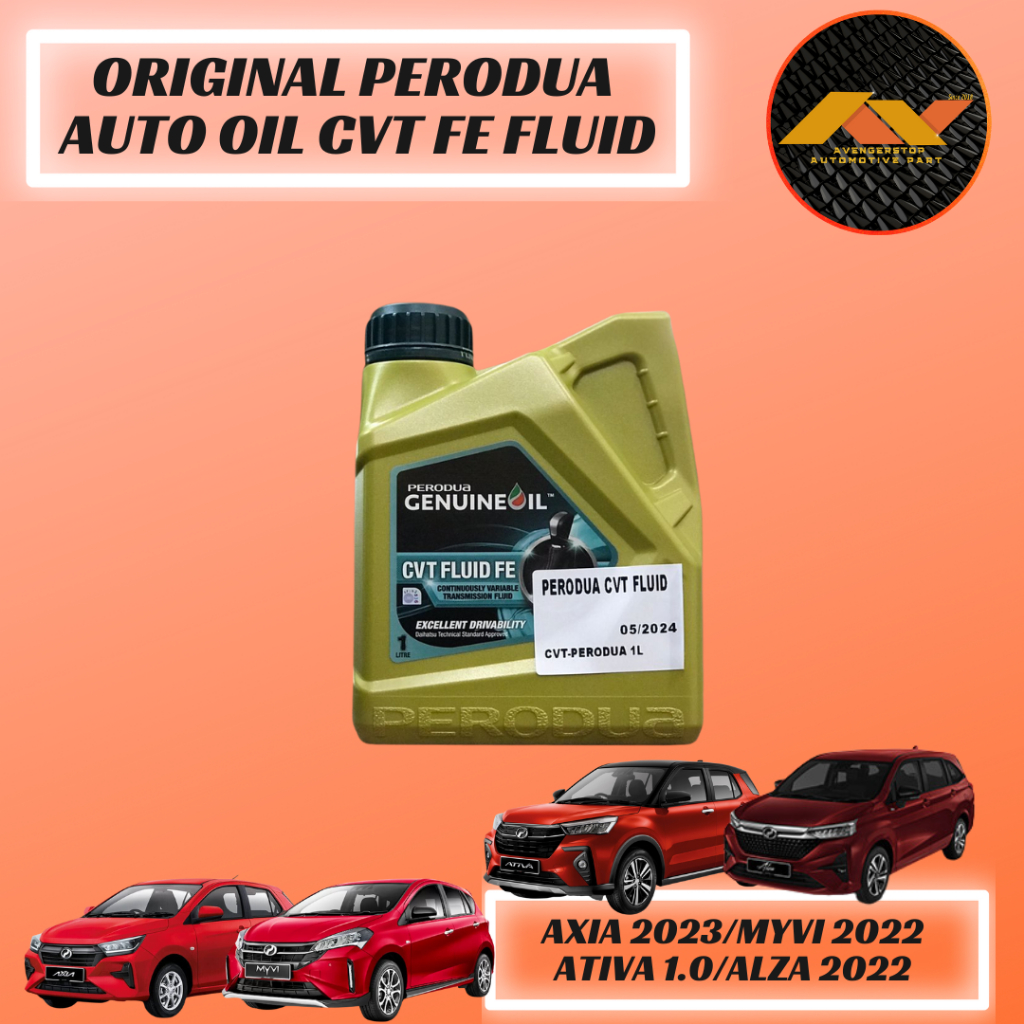 Original Perodua Auto Transmission Oil Atf Cvt Fe Fluid Ativa 1.0 Myvi ...