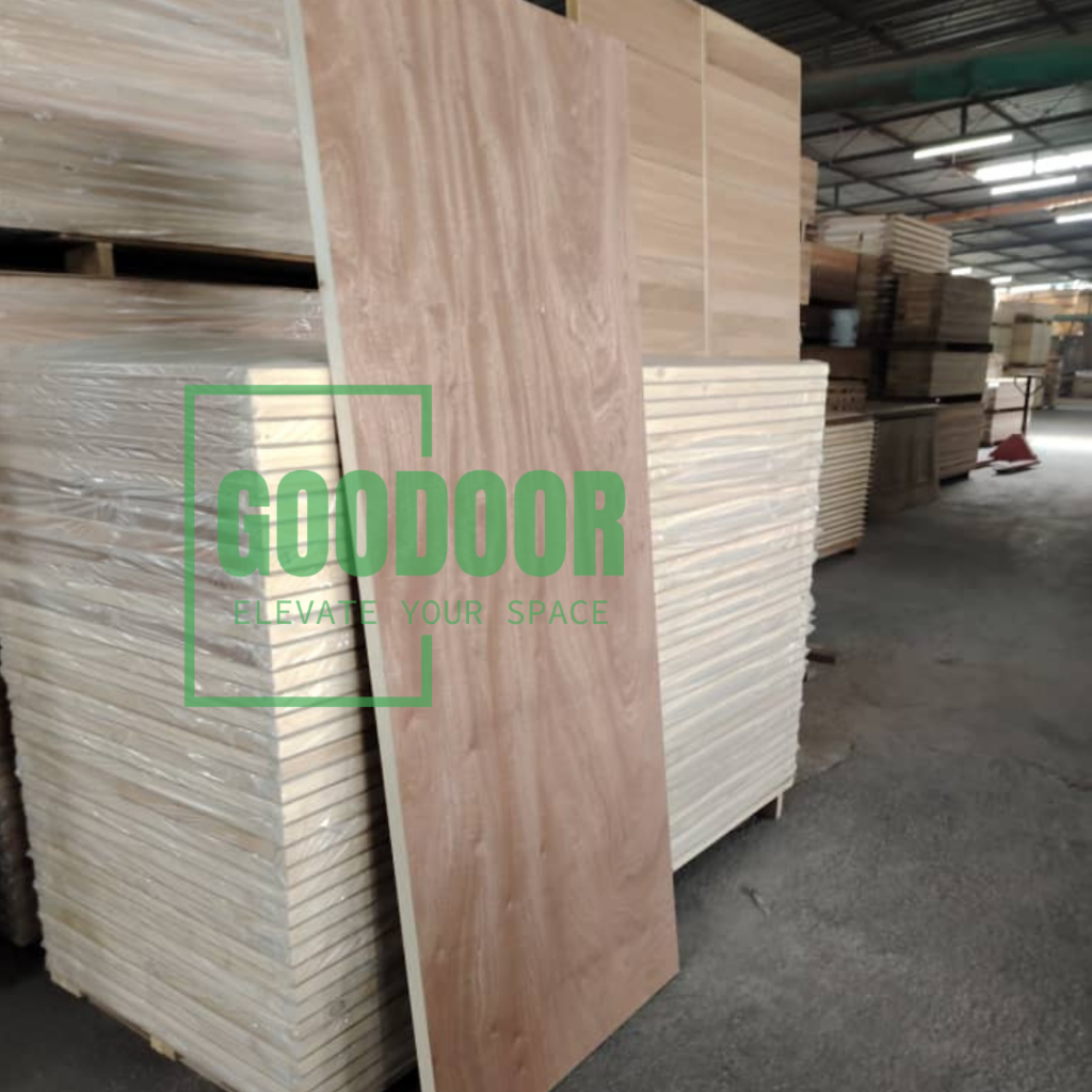 Goodoor Pintu Rumah Kayu Papan Plywood Door PD001 - 33 3/4 x 81 Inch ...