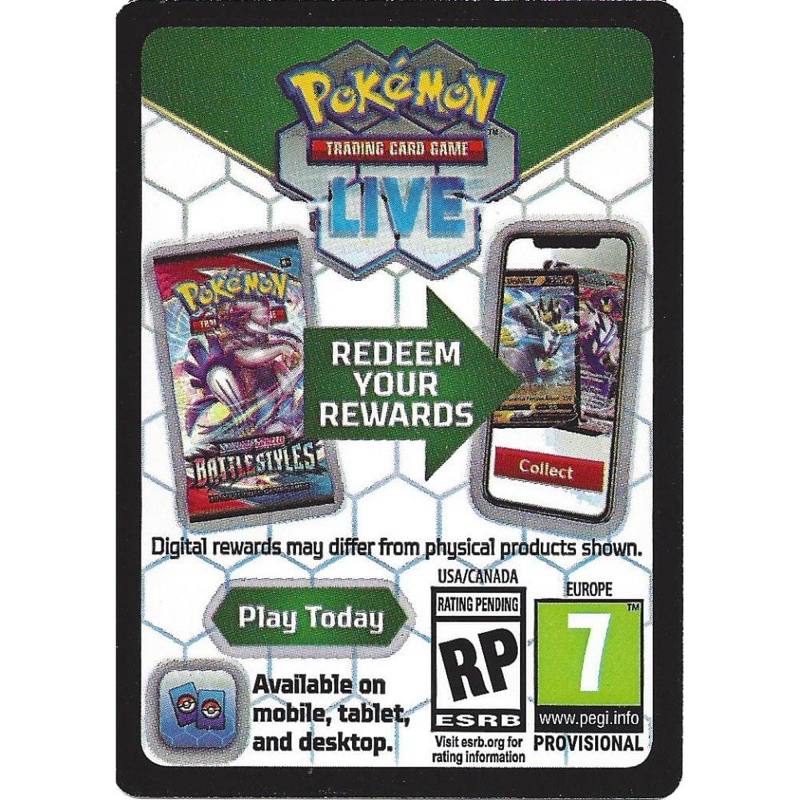 [Hard copy only ] Pokemon code card PTCGL Pokemon Trading card game ...