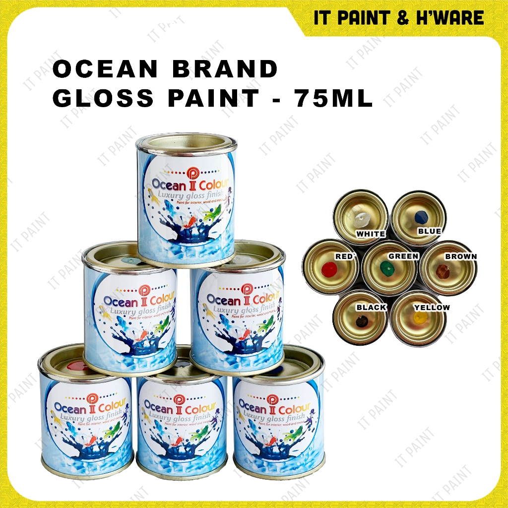 Cat Kilat Ocean NLPP Gloss Paint for Wood and Metal Surfaces 75ML ...