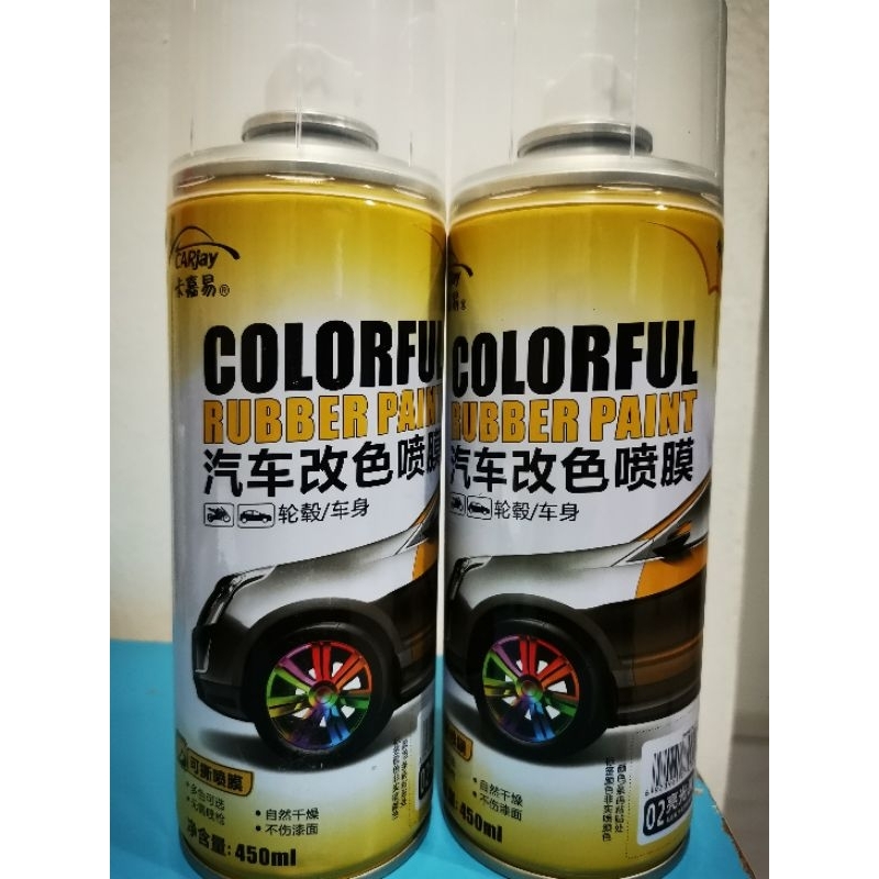 Car Motorbike Motorcycle Removable Rubber Clear Black Paint | Shopee ...