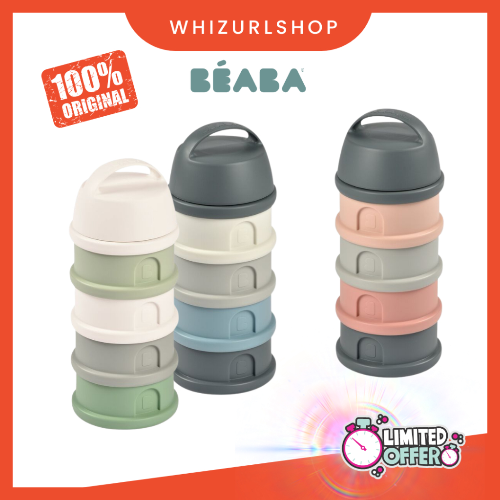 BEABA Formula Milk Container 4 Compartments Baby Storage - All Color ...
