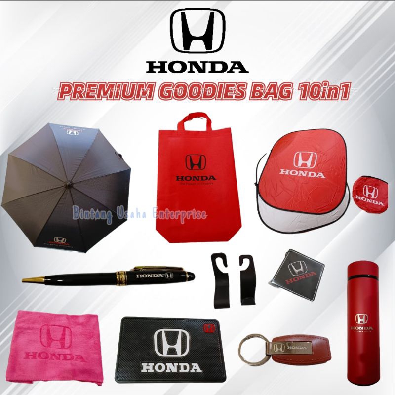 HONDA PREMIUM GOODIES BAG 10in1 | Shopee Malaysia