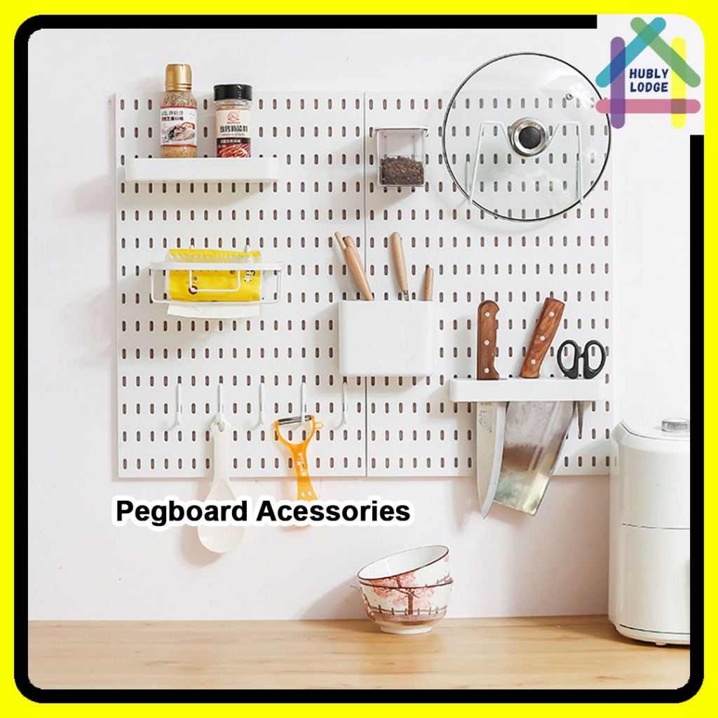 PEGBOARD ACCESSORIES WALL DESK ORGANIZER MEMO BOARD ALAT PAPAN PENYEPIT ...