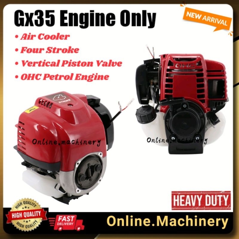 GX35 Engine Only ( Honda Type ) 35.8cc 4stroke Lps380 Brush Cutter ...