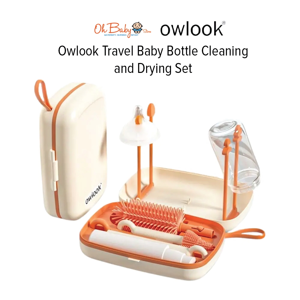Owlook Travel Baby Bottle Cleaning and Drying Set | Shopee Malaysia