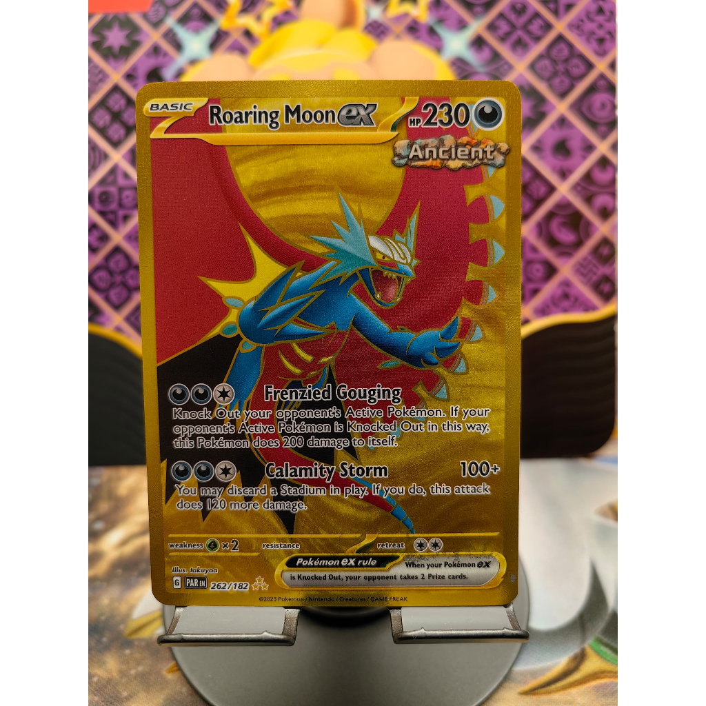 Roaring Moon ex - 262/182 - SV04: Paradox Rift (PAR) | Shopee Malaysia