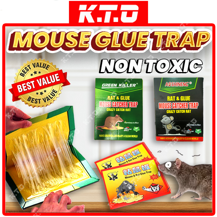 1Pcs Mouse & Rat Catcher Sticky Glue Trap Boards For Pest Control Mouse ...