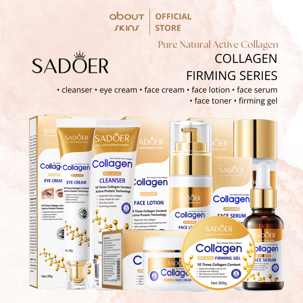 ABOUT SKINS SADOER Pure Natural Active Collagen Firming Series Skincare ...