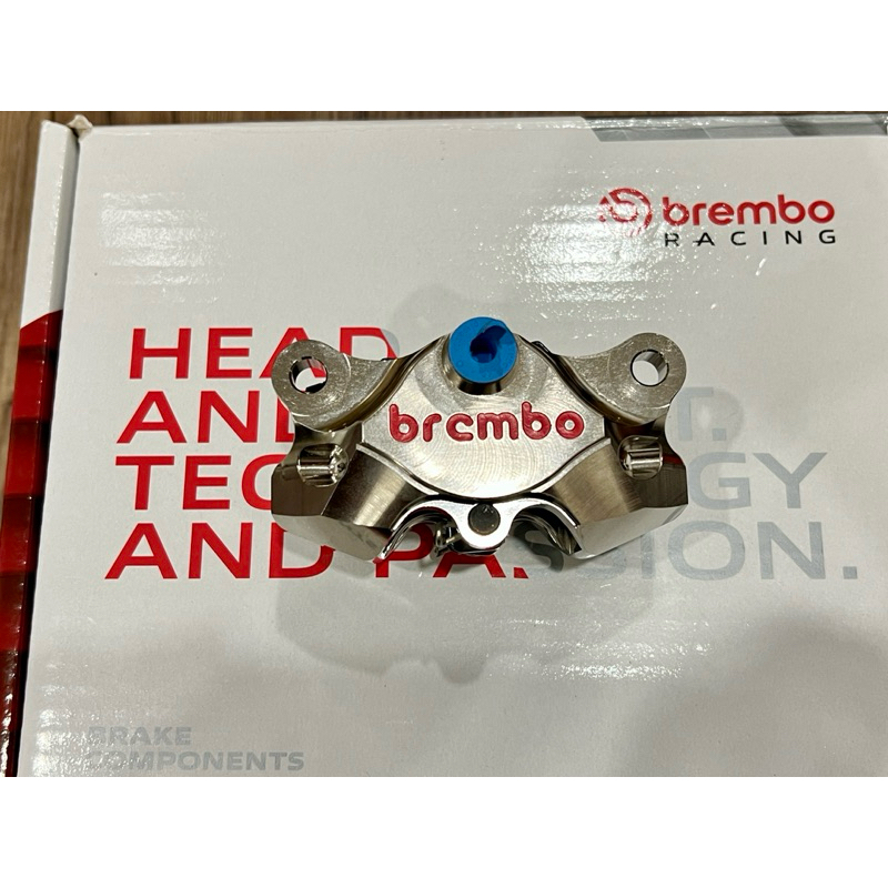 ORIGINAL BREMBO BILLET CHROME SLIVER & BLACK 2POT BILLET CALIPER 100% ...