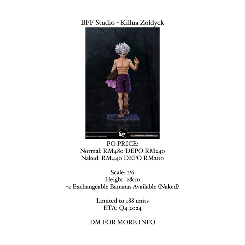 BFF Studio - Killua Zoldyck | Shopee Malaysia