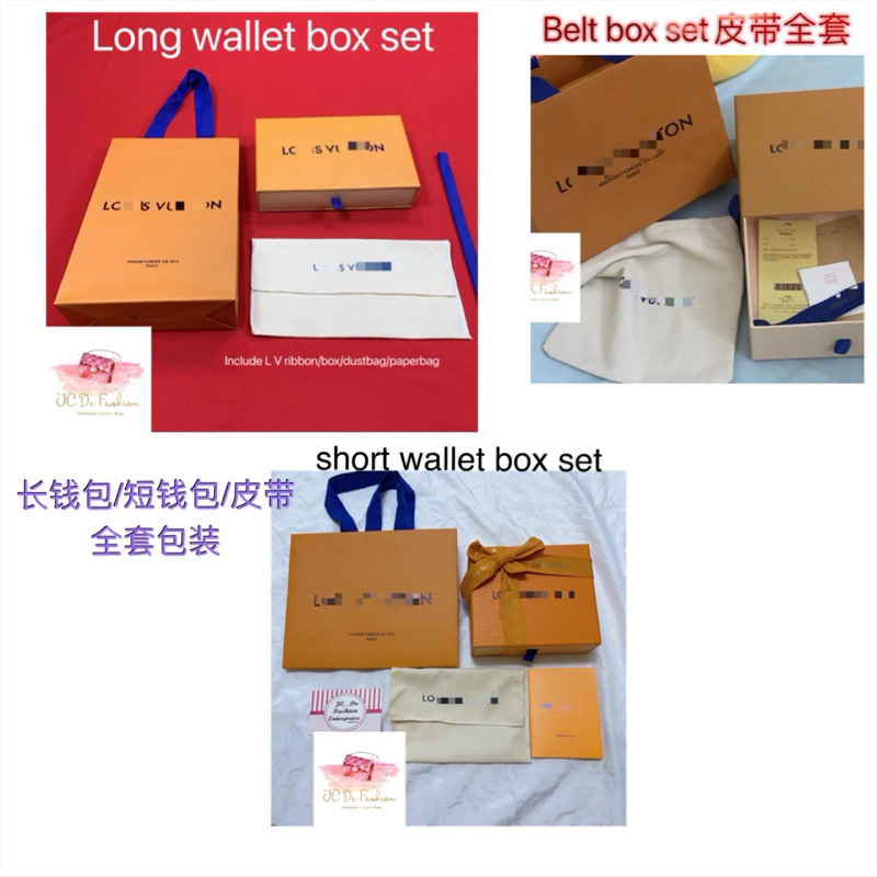 wallet belt box gift set luxury | Shopee Malaysia