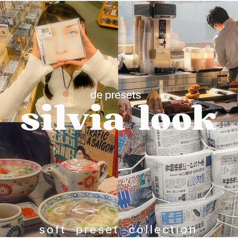Silvia Look | mobile IOS & Android Lightroom Preset | Shopee Malaysia