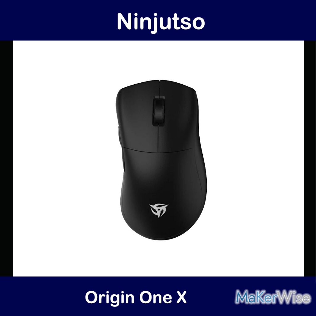 (Ready Stock) Ninjutso Origin One X - Black | OOX PAW3335 Kailh GM8.0 | Shopee Malaysia