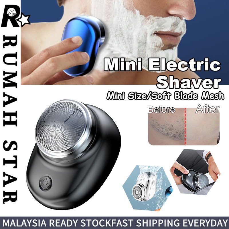 Mini Electric Shaver Waterproof Portable Beard Razor Easy To Carry ...