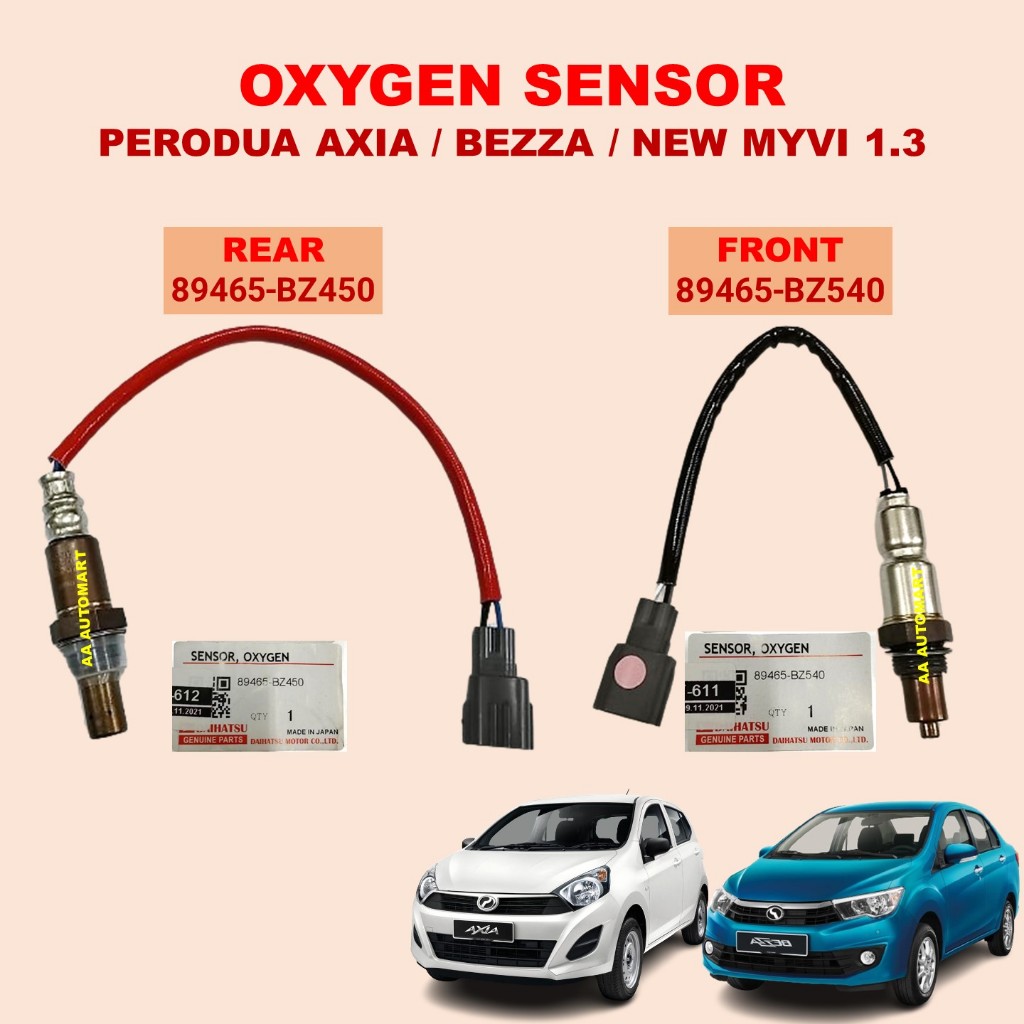 ORIGINAL PERODUA AXIA BEZZA NEW MYVI 1.3 OXYGEN SENSOR 4 PIN REAR FRONT ...