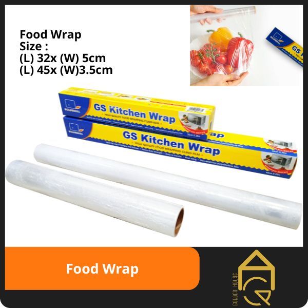 🔥𝗥𝗘𝗔𝗗𝗬 𝗦𝗧𝗢𝗖𝗞🔥Cling Film Durable Kitchen Plastic Wrap Preservation Film ...