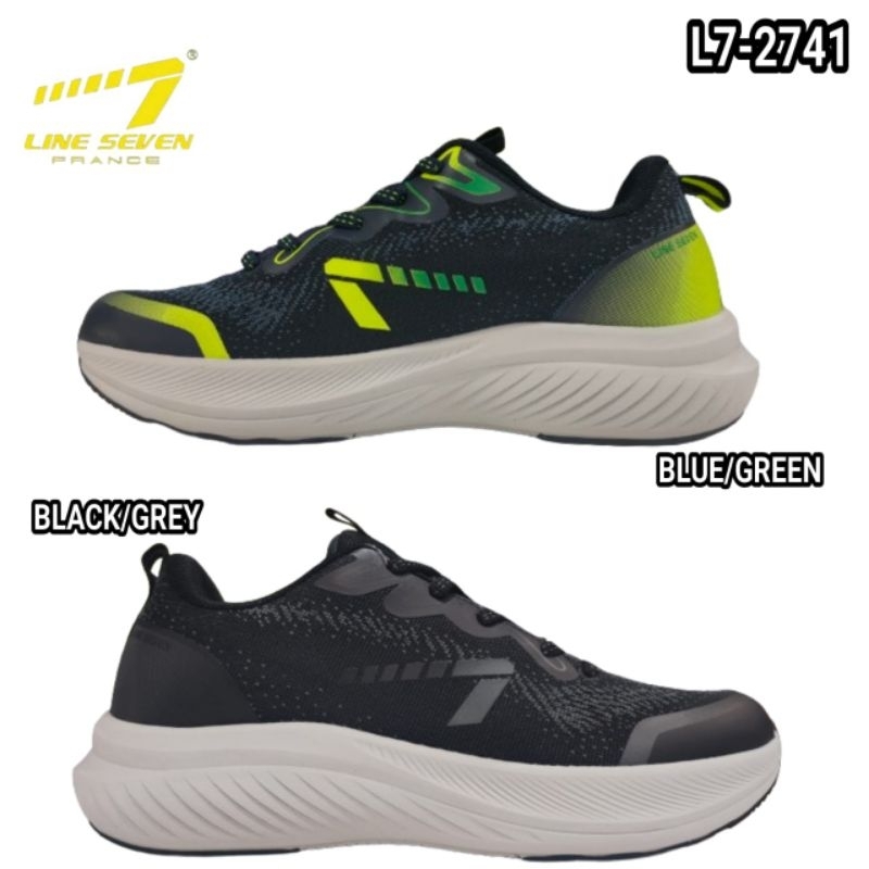 Men Line Seven Running Shoes Ultra Comfort Kasut Sukan Line-7 L7-2741 ...