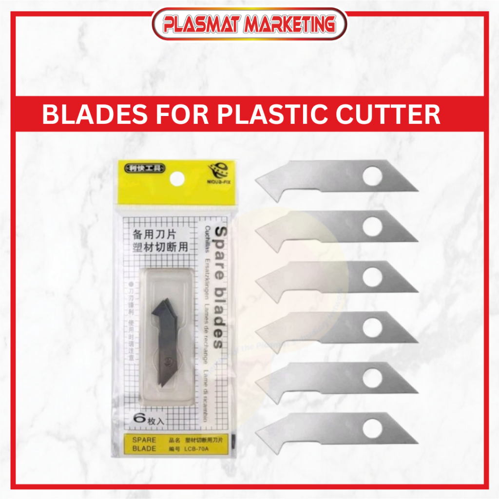 Blades For Plastic Cutter ( 6pcs / pack ) | Shopee Malaysia