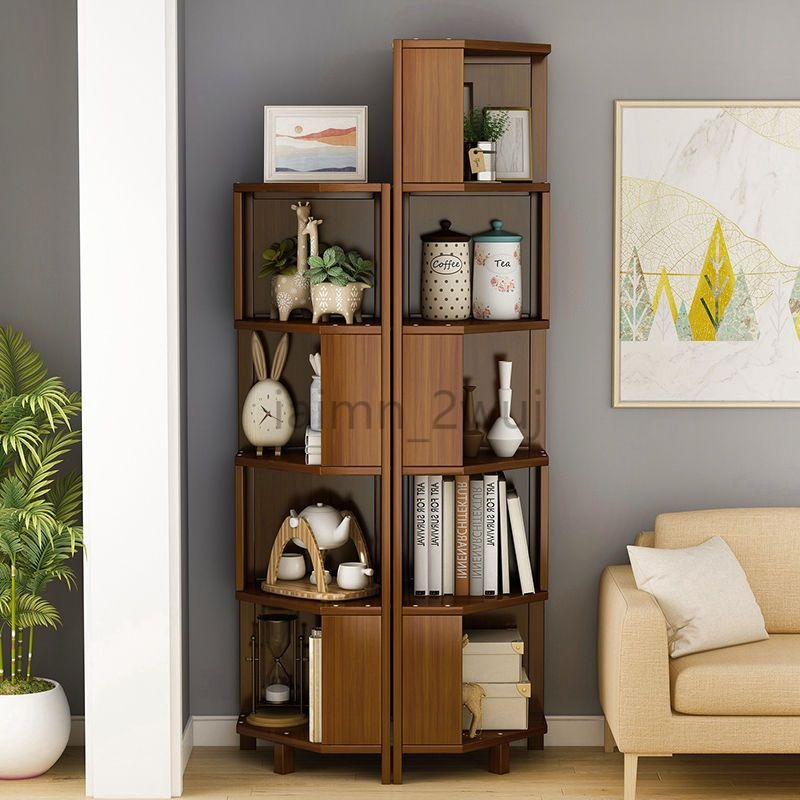 HOT NEW Bamboo Corner Cabinet/Corner Storage Rack/Triangle Corner ...