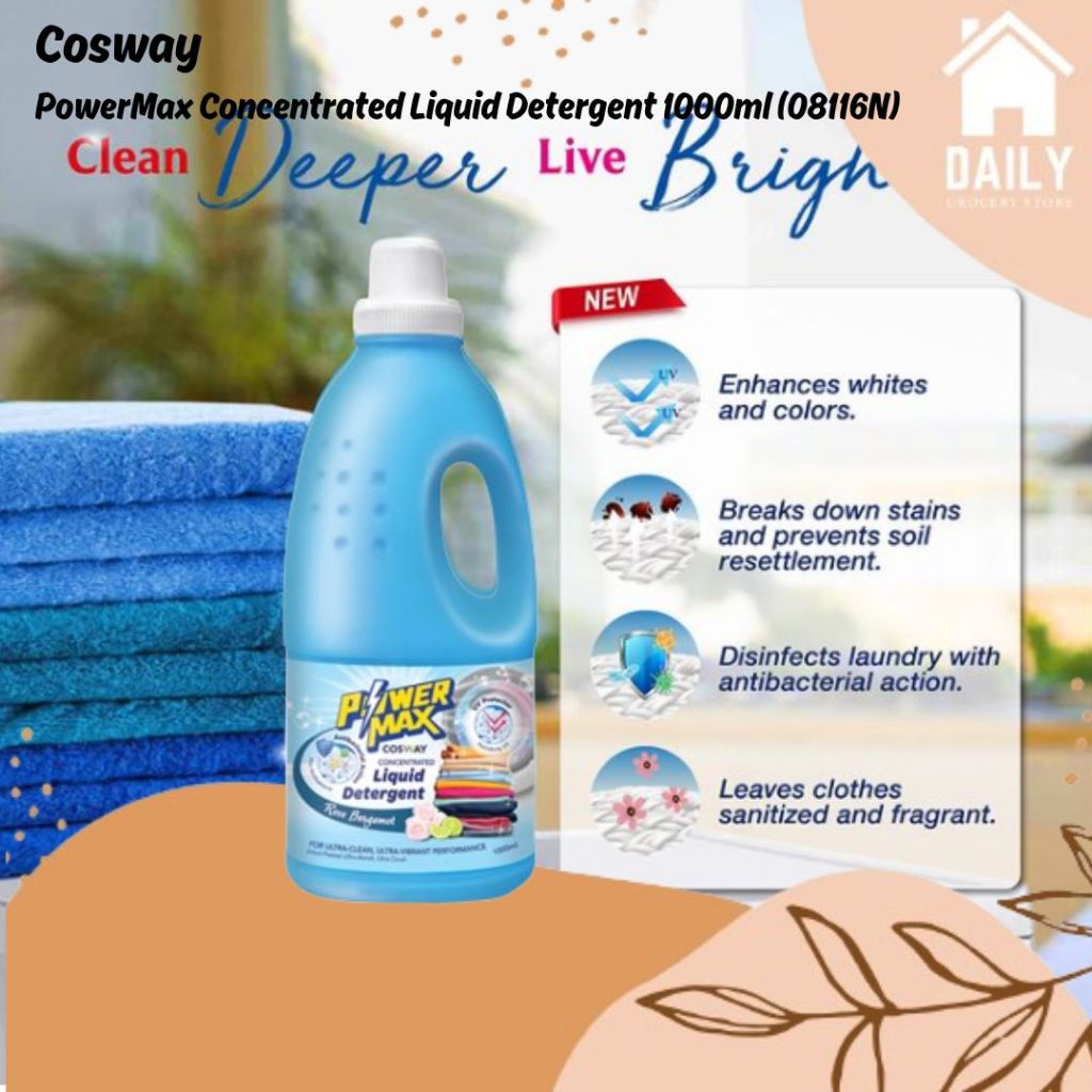 PowerMax Concentrated Liquid Detergent 1000ml | Shopee Malaysia