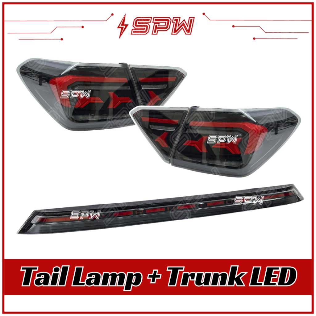 Proton Saga (2016-2024) Lamborghini V3 Tail Lamp Tail Light LED DRL ...