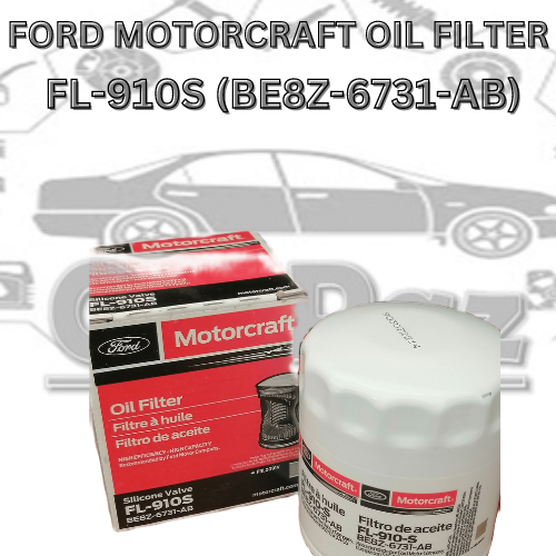 ORIGINAL FORD MOTORCRAFT OIL FILTER FL-910S (BE8Z-6731-AB) FORD FOCUS ...