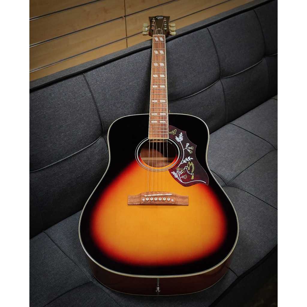 CHARD ED48 41" ACOUSTIC GUITAR (SUNBURST GLOSSY) | Shopee Malaysia