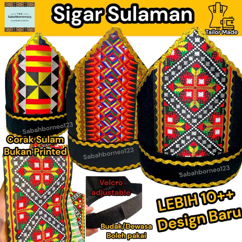 Sigah kadazan/ traditional Linangkit Sigar Tanjak Tengkolok | Shopee ...