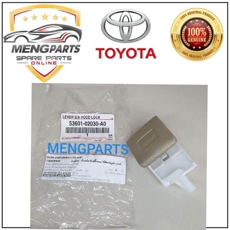 ORIGINAL TOYOTA ALTIS ALPHARD CAMRY INNOVA VIOS HANDLE OPENER FRONT ...