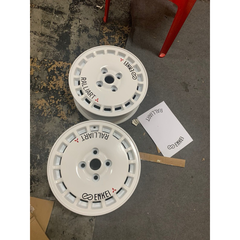 Sticker Rim Evo 3 Enkei Ralliart WRC Cut Style | Shopee Malaysia