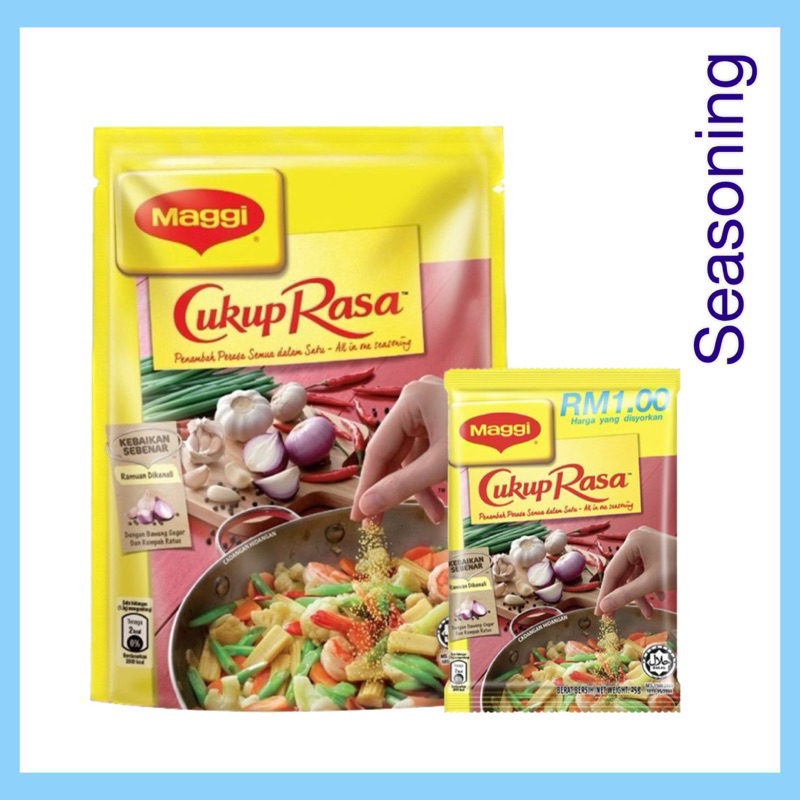 MAGGI CUKUP RASA ALL IN ONE SEASONING 25g/100g/300g | Shopee Malaysia