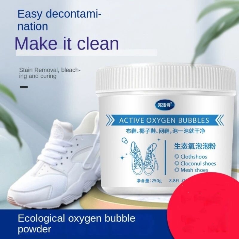White Shoe Bubble Powder Cleaning Washing Shoe Detergent Shoe Artifact ...