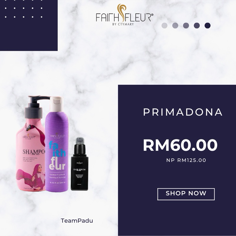 Set Rambut Gugur dan kelemumur Faith Fleur (HAIR LOSSS SHAMPOO, 1 CONDITIONER RANDOM ,SERUM ...