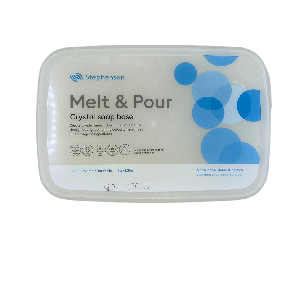Stephenson Crystal Aloe Vera Soap Base | Craftiviti | Sulfate Free Melt ...